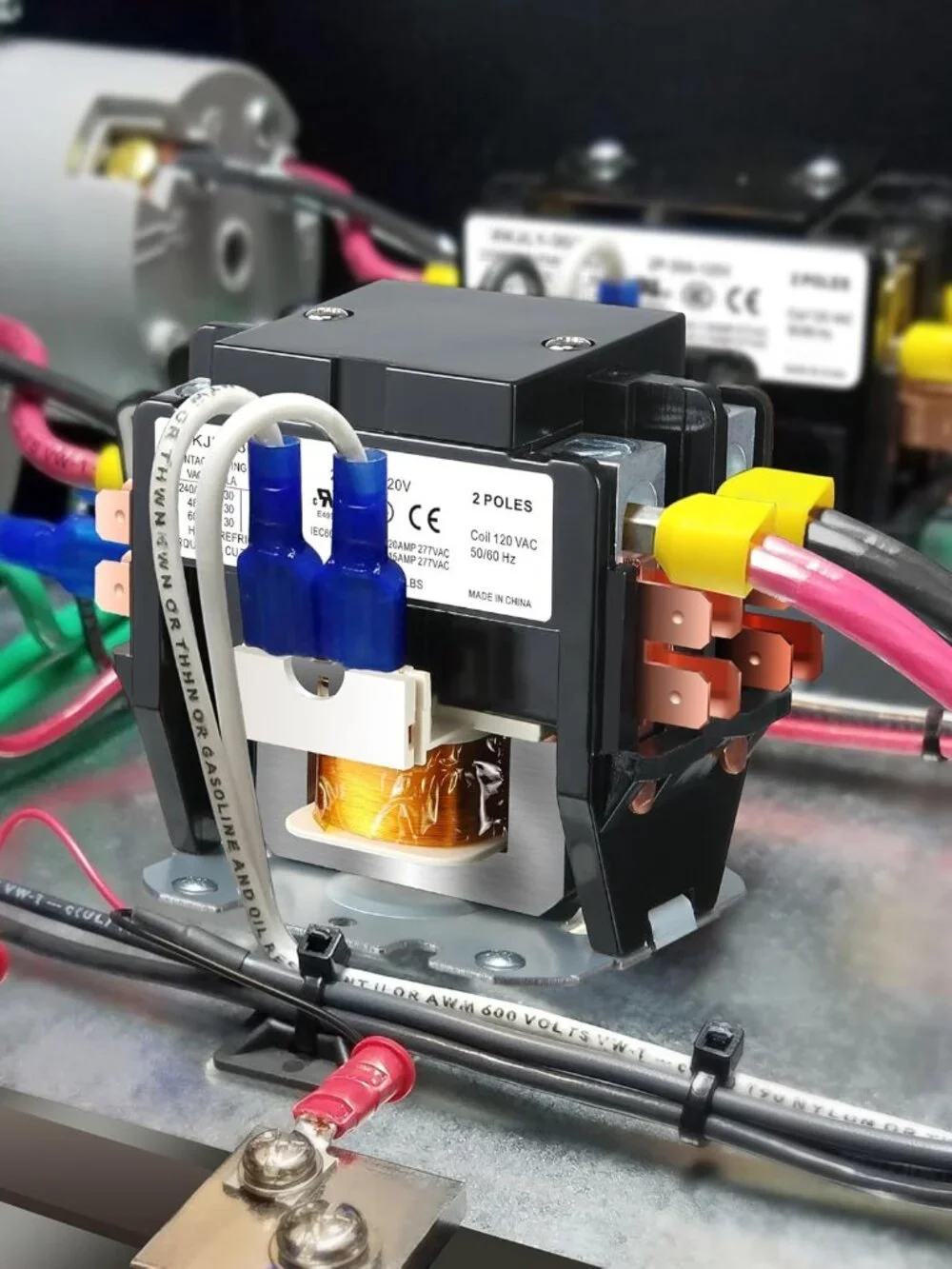 Other | 1 Pack Carrier Hvac Motor Contactor 12v 30 Amp Coil 2 Pole ...